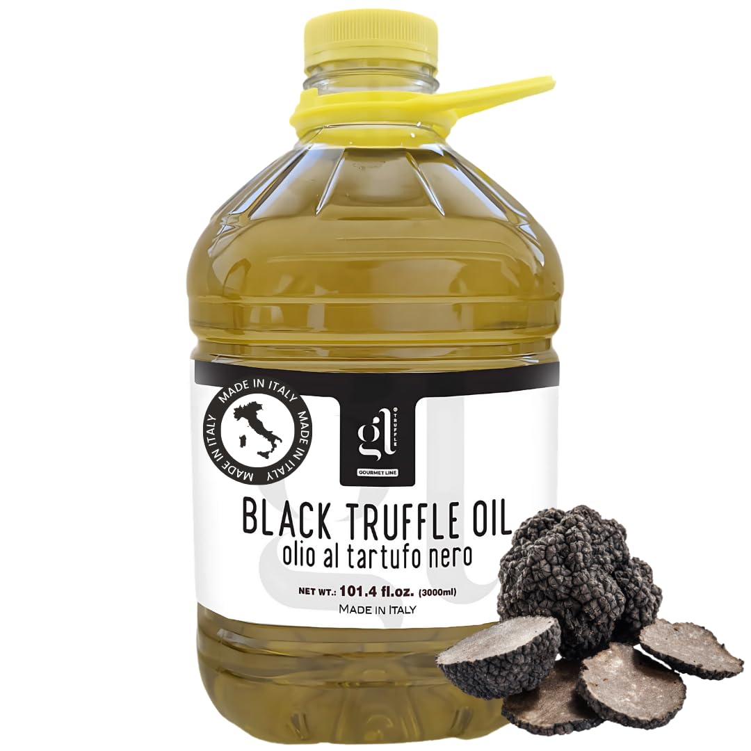 GL Truffle Gourmet, Black Truffle Oil, Bulk, 3 liters (97 fl.oz) – Italyyy